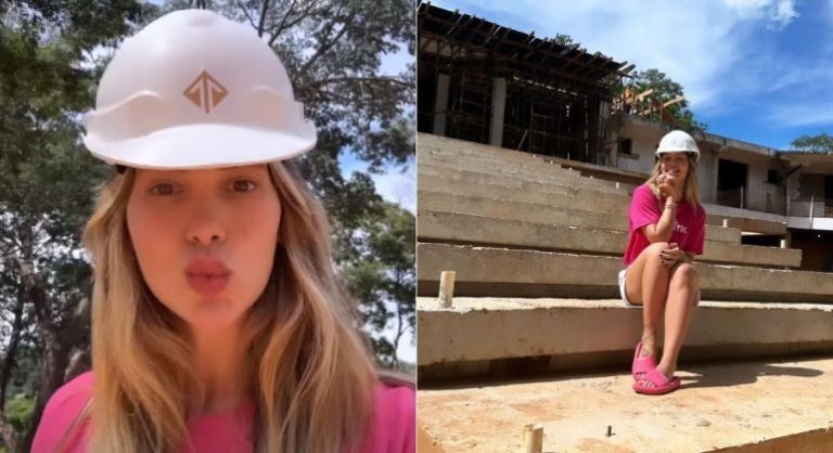 Virgínia Fonseca mostra obra de nova mansão e tamanho de escada ... Virgínia Fonseca mostra obra de nova mansão e tamanho de escada ...